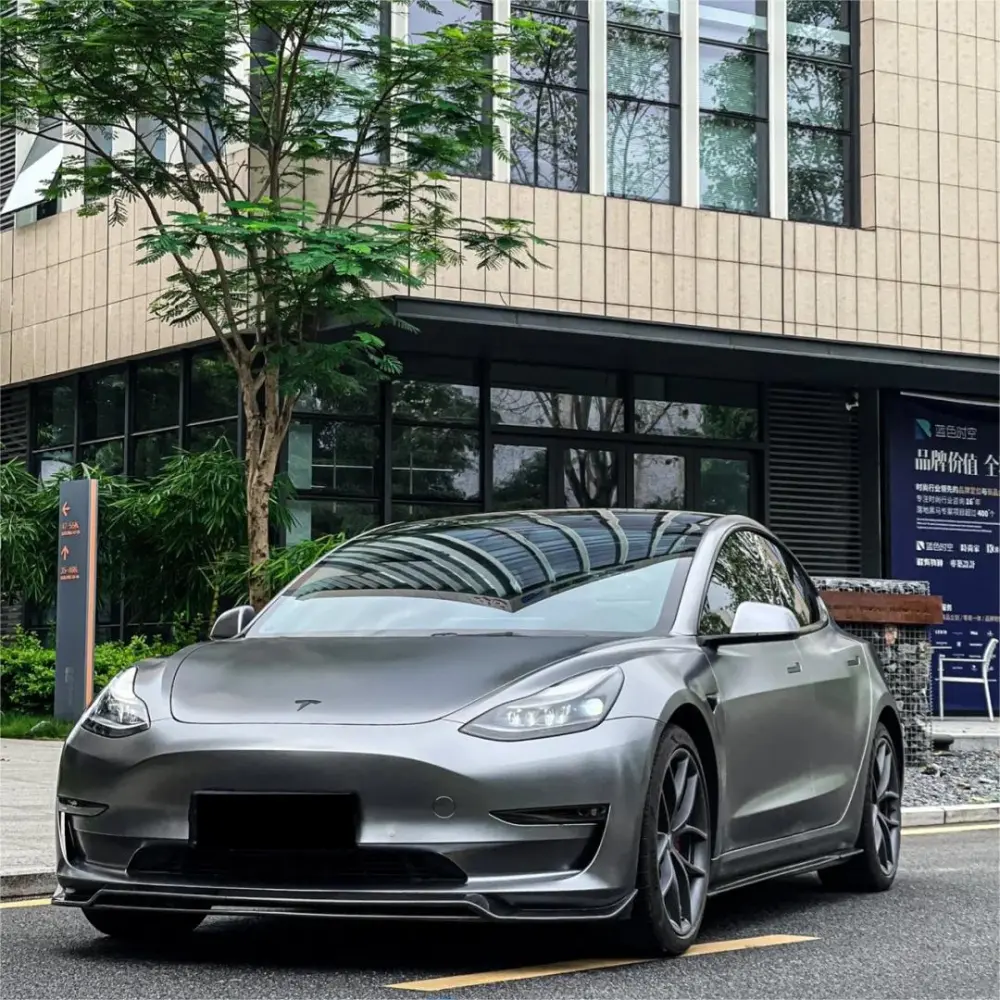 Matte Titanium Grey Car Wrap | Matte Metallic Titanium Grey Vinyl Wraps ...