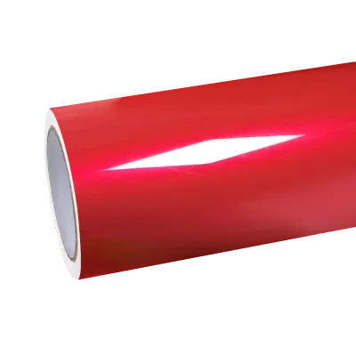 Gloss Chrome Candy Apple Red Wrap | Metallic Candy Apple Red Car Vinyl