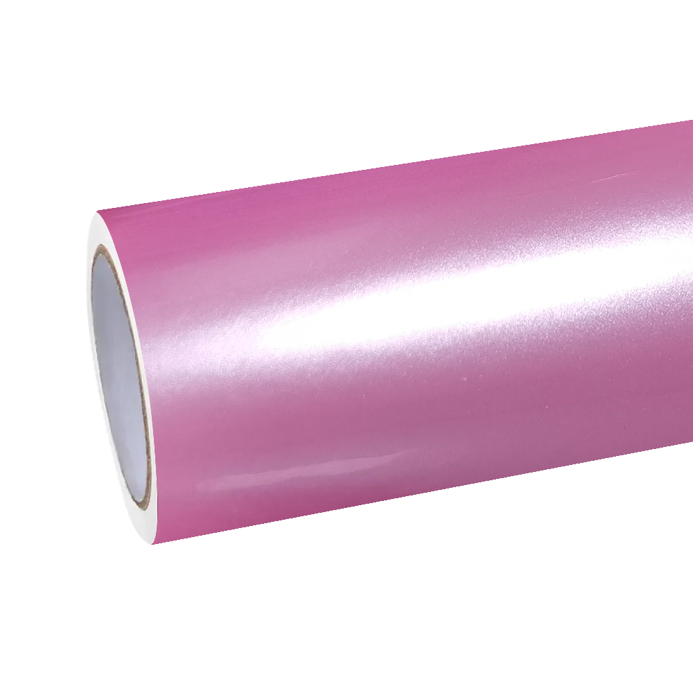 Best Gloss Metallic Shell Pink Car Wrap - ALUKOVINYL