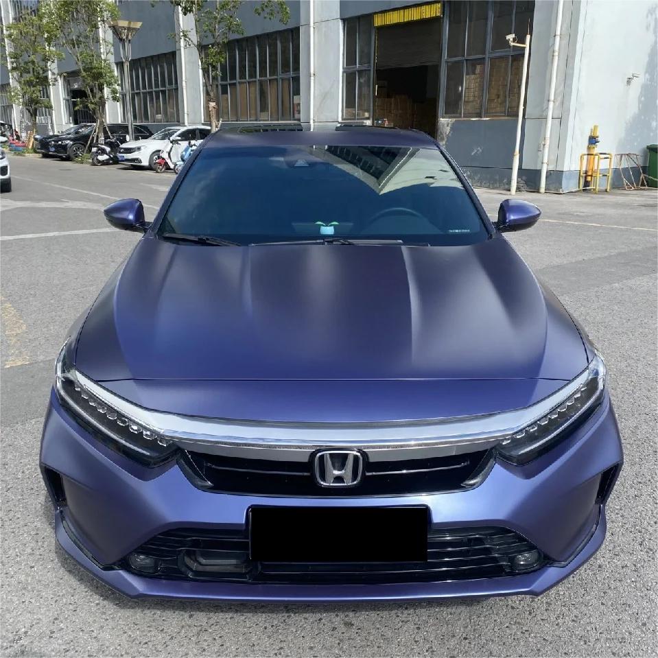 Matte Midnight Blue Wrap | Metallic Midnight Blue Vinyl Wraps - ALUKOVINYL