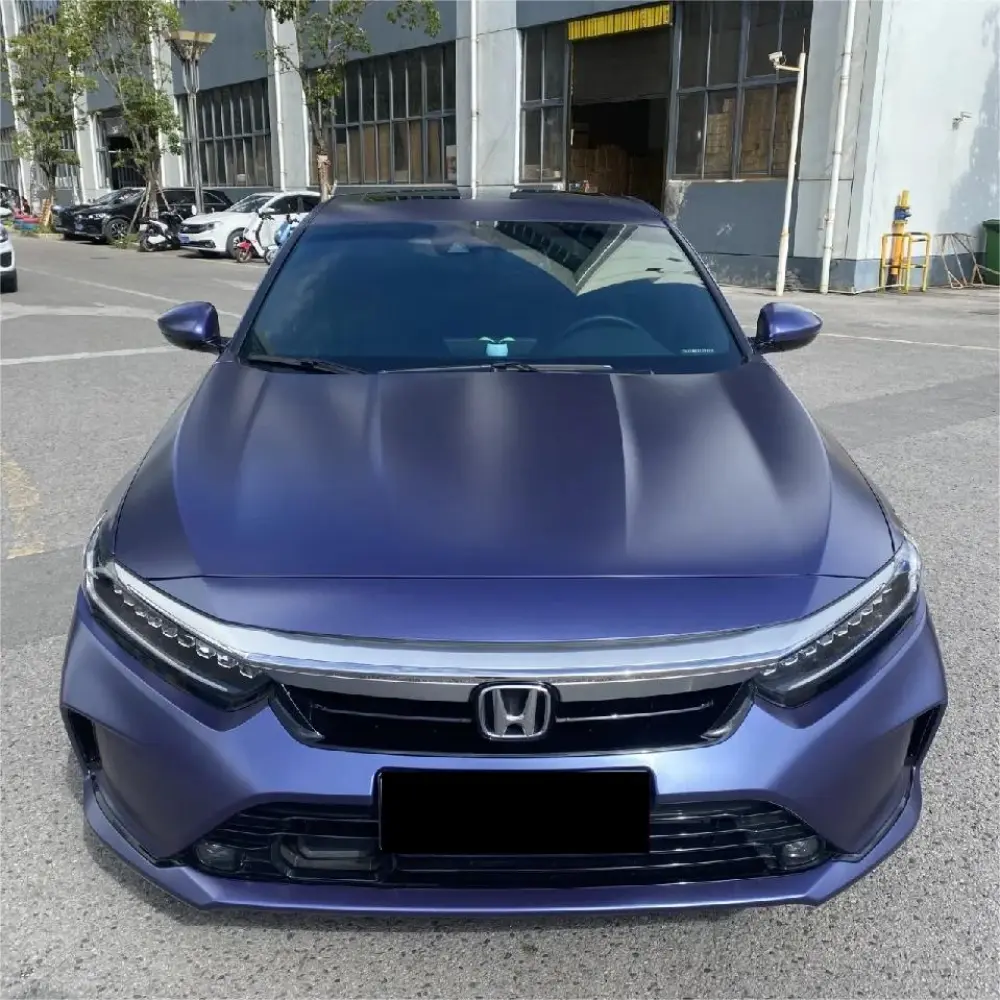 Matte Midnight Blue Wrap | Metallic Midnight Blue Vinyl Wraps - ALUKOVINYL