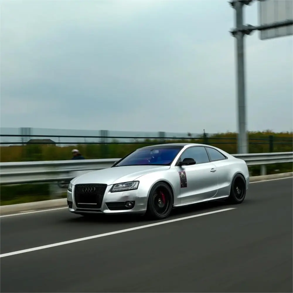 Gloss Satin Chrome Silver Wrap | Metallic Satin Chrome Silver Wraps ...