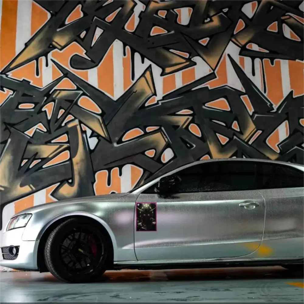 Gloss Satin Chrome Silver Wrap | Metallic Satin Chrome Silver Wraps ...