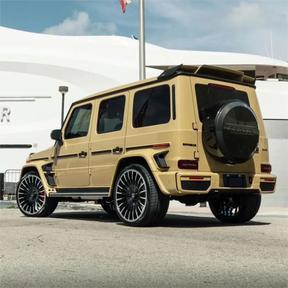 Best Gloss Desert Yellow Vinyl Wrap | Desert Yellow Car Wraps -ALUKOVINYL