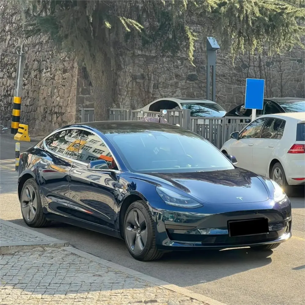 Gloss Metallic Midnight Blue Vinyl Wrap| Metal Midnight Blue Car Wrap