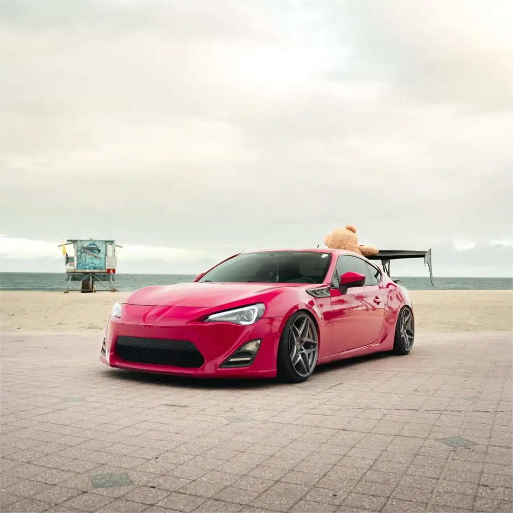 Best Gloss Ruby Star Red Wrap | Ruby Star Vinyl Wraps - ALUKOVINYL