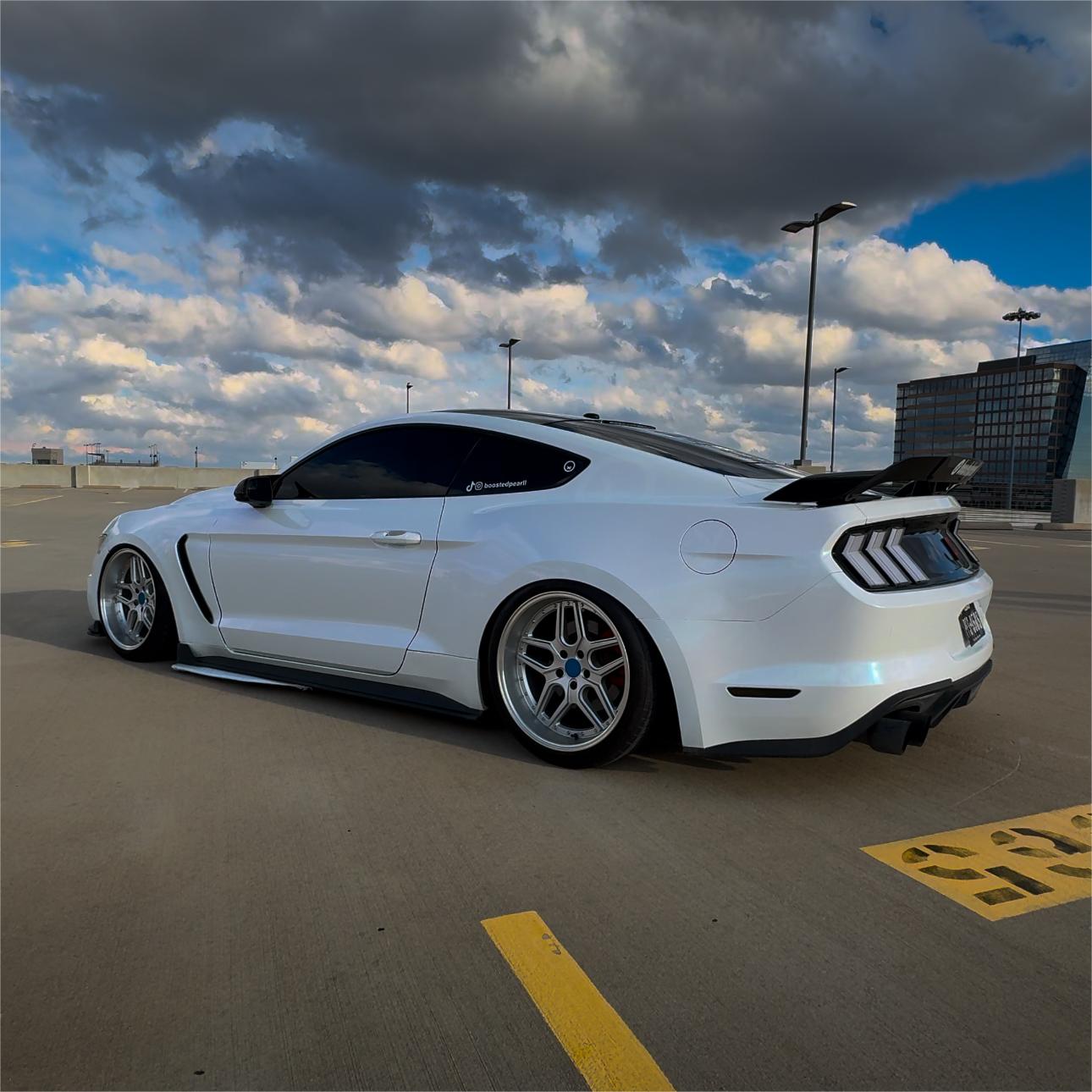 Gloss Diamond Blue White Car Wrap | Metallic Diamond Blue White Vinyl Wraps