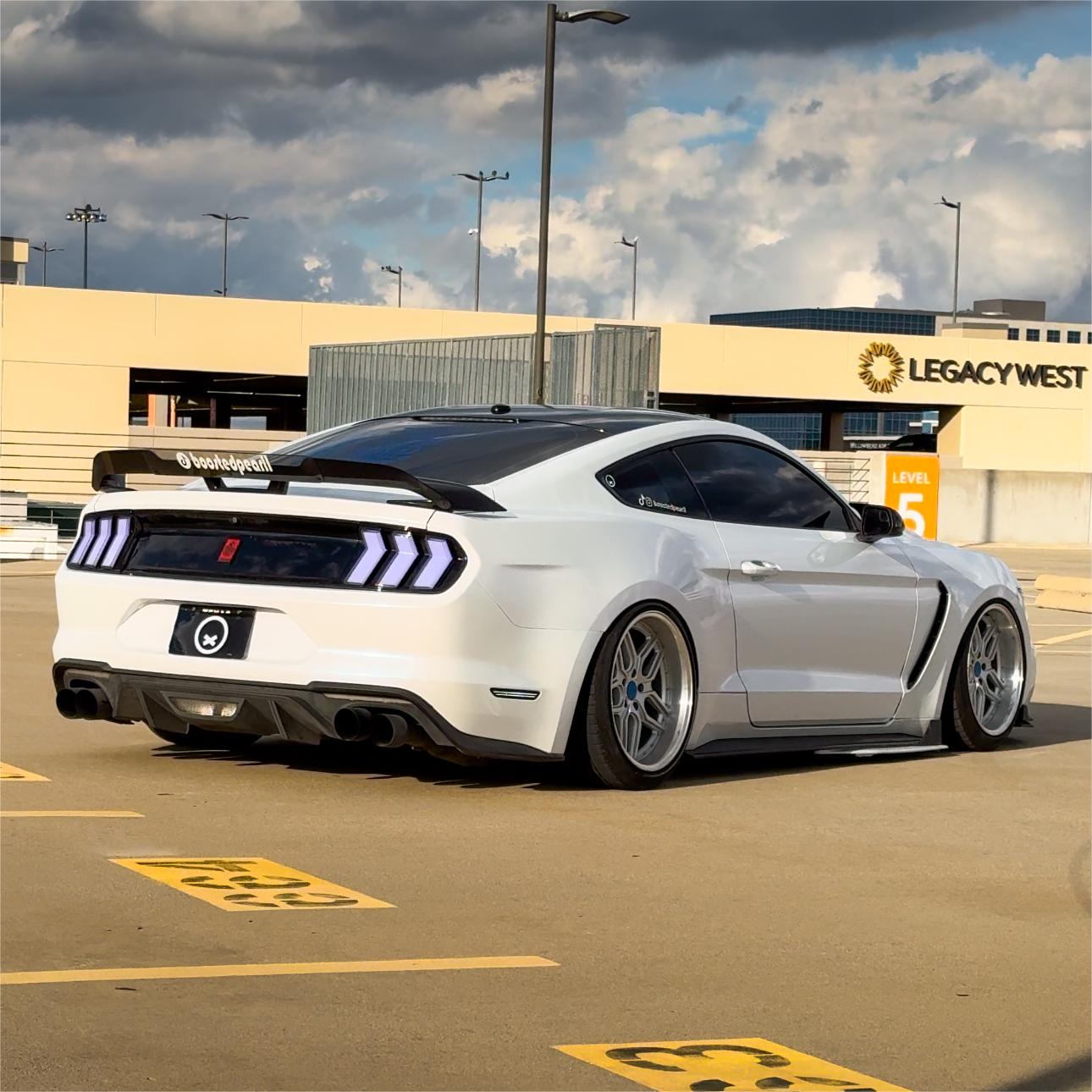 Gloss Diamond Blue White Car Wrap | Metallic Diamond Blue White Vinyl Wraps