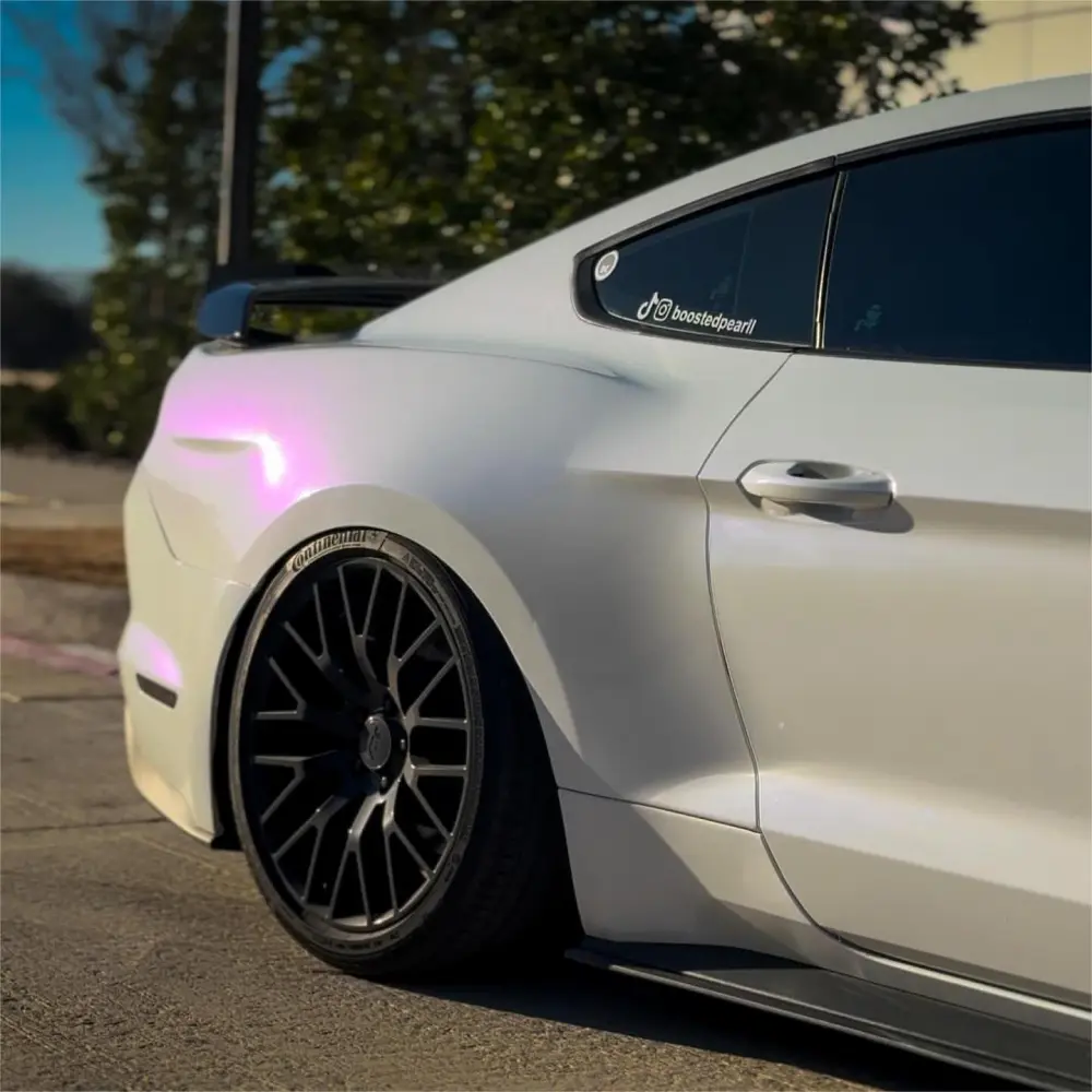 Best Gloss Purple White Car Wrap | Metallic Purple White Vinyl Wraps