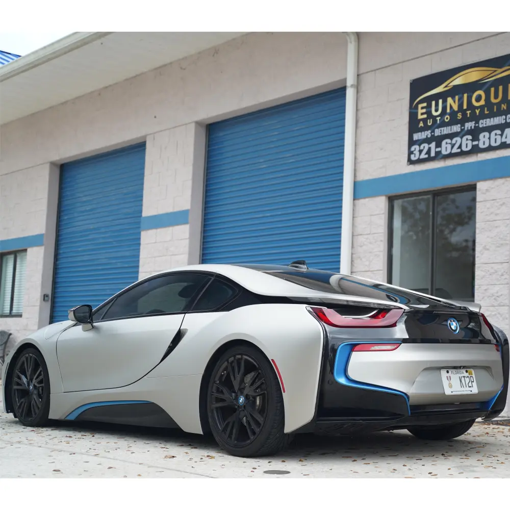 Best Matte Brushed Silver Car Wrap | Metallic Brushed Silver Vinyl Wraps