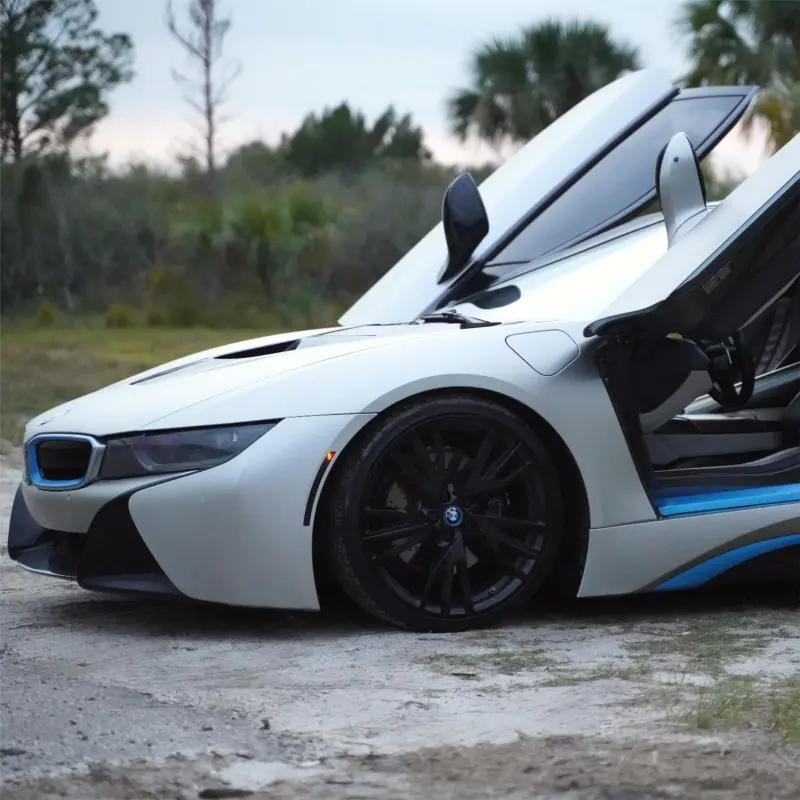 Best Matte Brushed Silver Car Wrap | Metallic Brushed Silver Vinyl Wraps