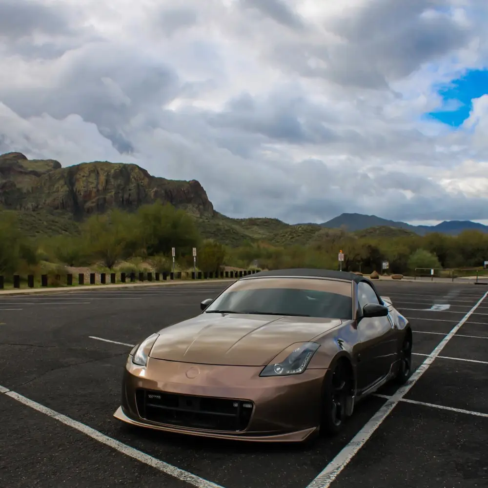 Gloss Metal Brown Car Wrap | Metallic Metal Brown Vinyl Wraps - ALUKOVINYL