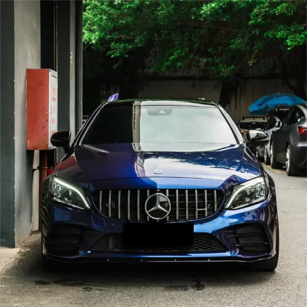 Best Gloss Dark Blue Wrap | Dark Blue Metallic Wraps - ALUKOVINYL