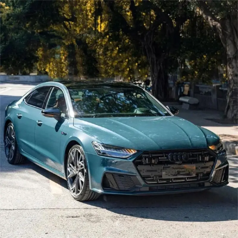 Best Gloss Cerulean Green Car Wrap | Metallic Cerulean Green Vinyl Wrap