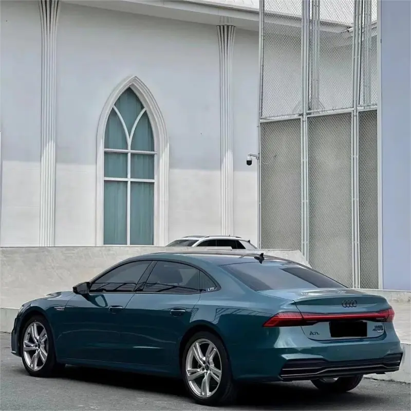 Best Gloss Cerulean Green Car Wrap | Metallic Cerulean Green Vinyl Wrap