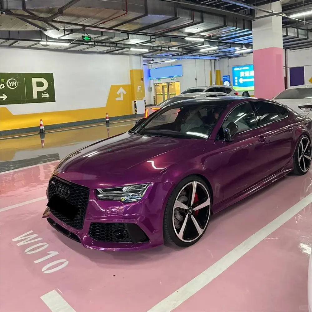 Best Gloss Candy Purple Wrap | Metallic Candy Purple Wraps - ALUKOVINYL
