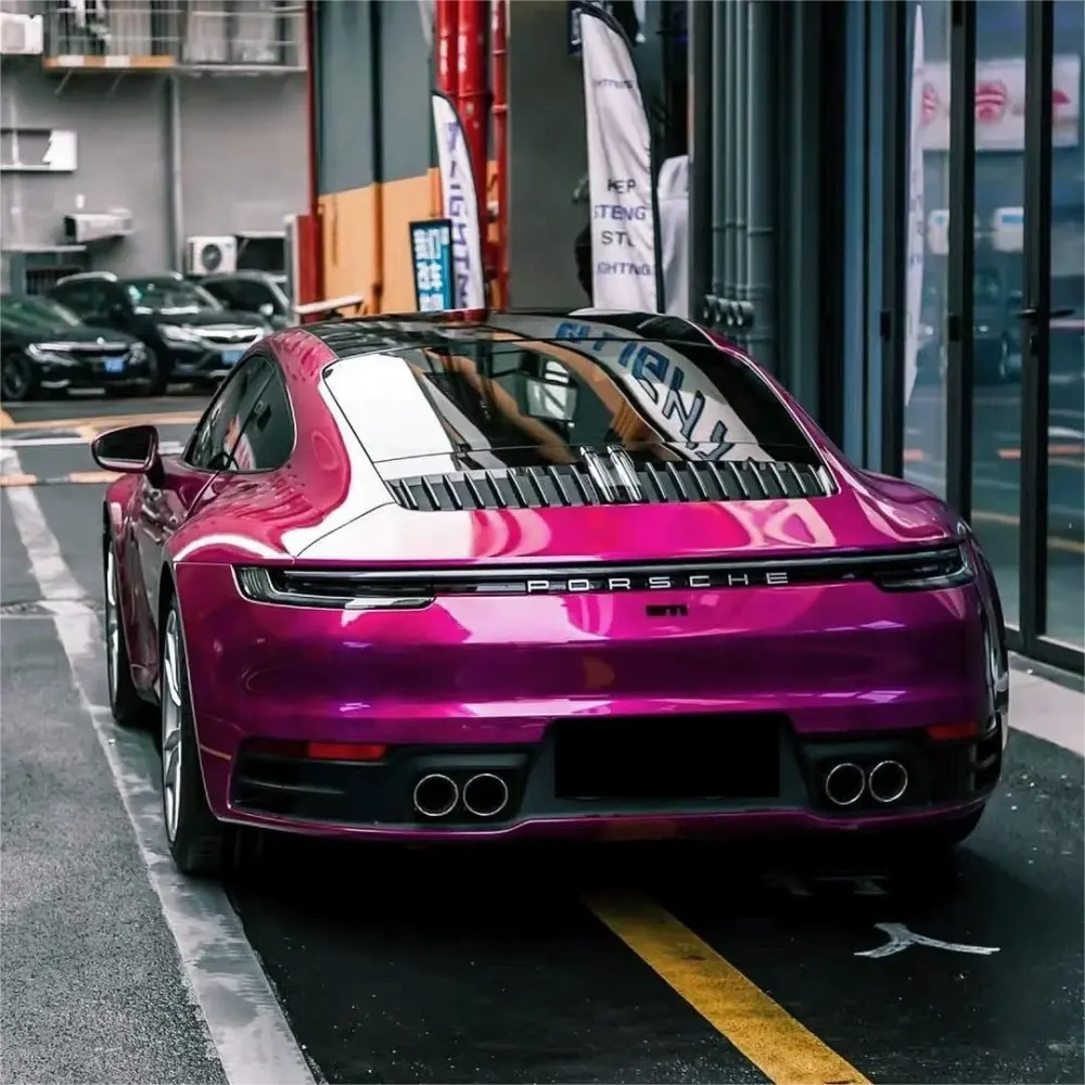 Best Gloss Candy Purple Wrap | Metallic Candy Purple Wraps - ALUKOVINYL