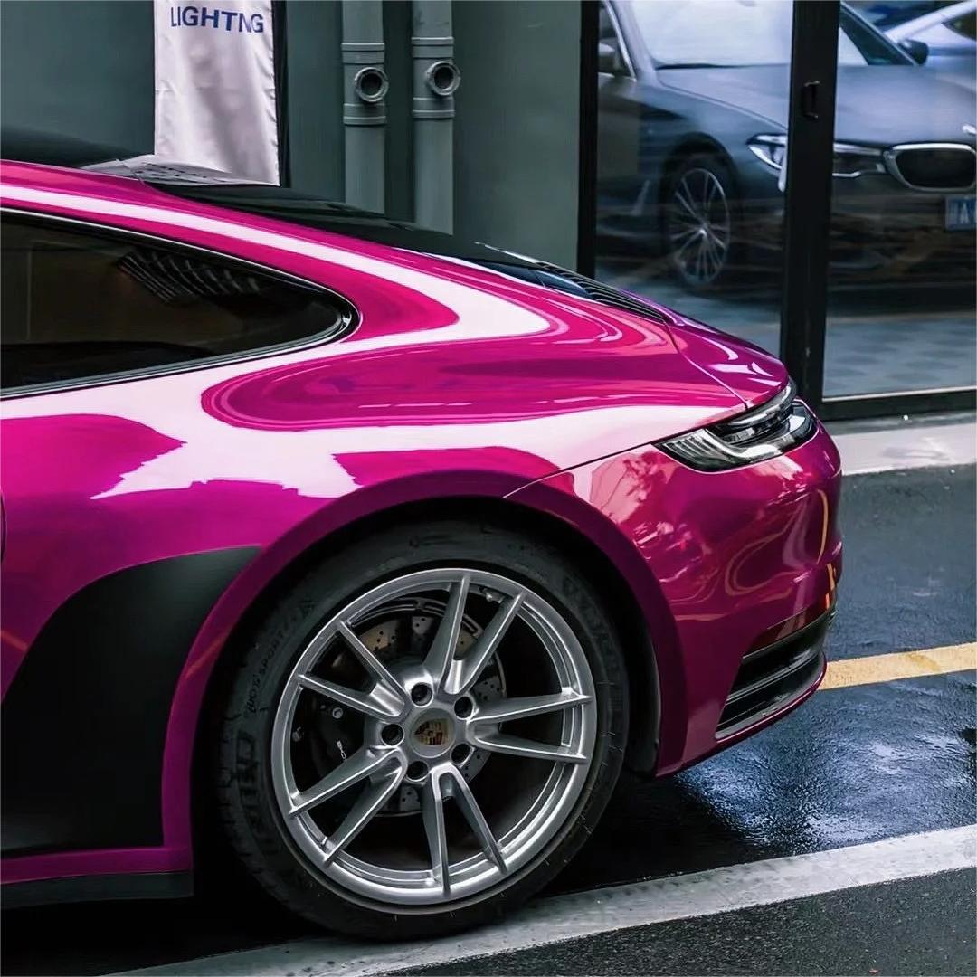 Best Gloss Candy Purple Wrap | Metallic Candy Purple Wraps - ALUKOVINYL