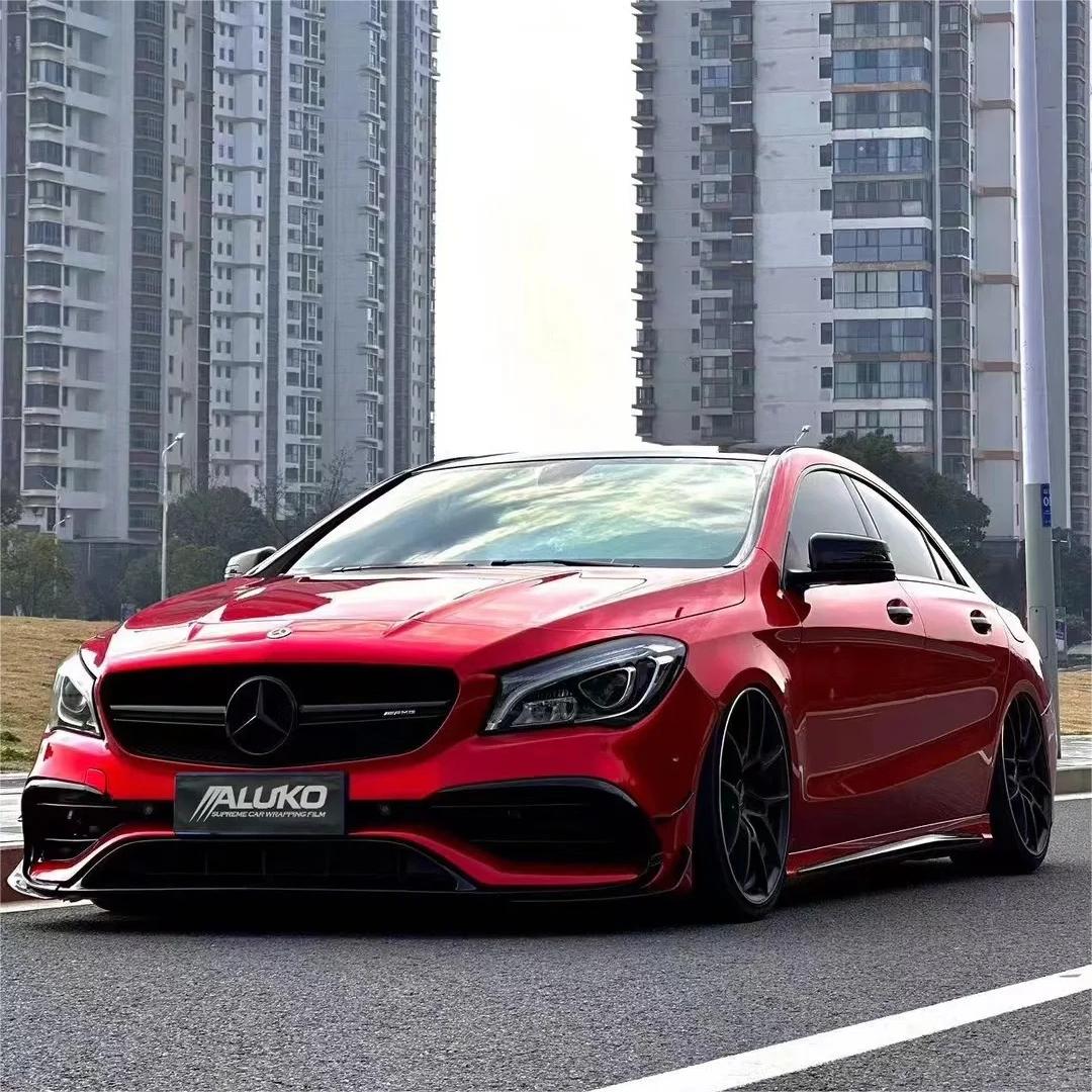 Best Gloss Liquid Ruby Red Car Wrap | Metallic Liquid Ruby Red Vinyl Wraps