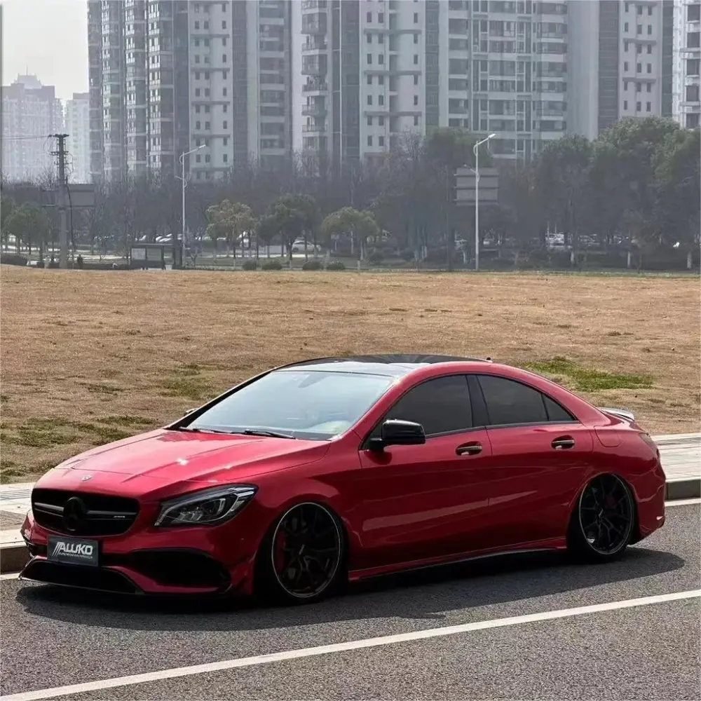 Best Gloss Liquid Ruby Red Car Wrap | Metallic Liquid Ruby Red Vinyl Wraps