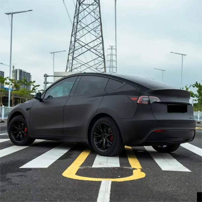 Best Matte Chrome Black Wrap | Satin Black Chrome Vinyl Wraps - ALUKOVINYL