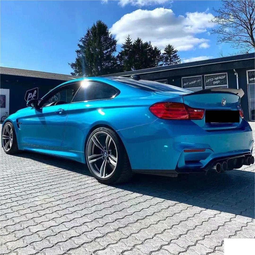 Gloss Atomic Teal Vinyl Wrap | Metallic Atomic Teal Car Wraps - ALUKOVINYL