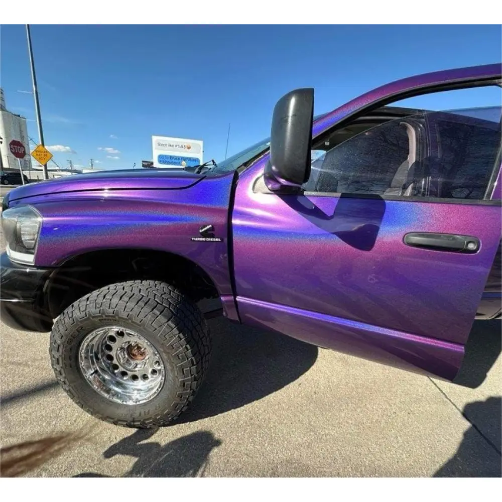 Gloss Rainbow Dark Purple Car Wrap | Metallic Rainbow Dark Purple Vinyl ...