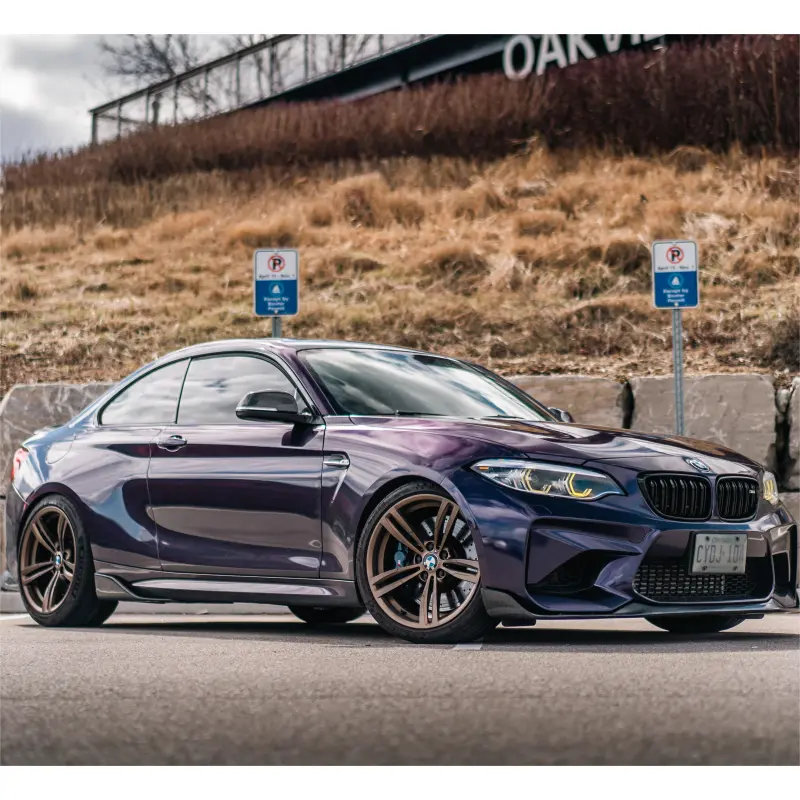 Best Gloss Midnight Purple Car Wrap | Midnight Purple Wrap