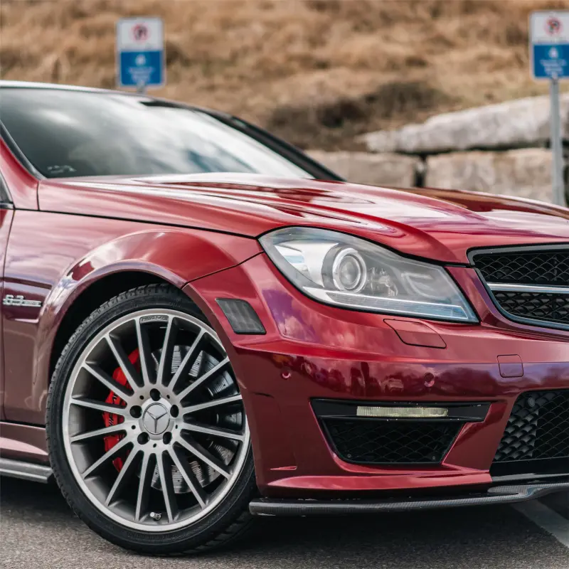 Best Gloss Vampire Red Car Wrap | Metallic Vampire Red Vinyl Wraps