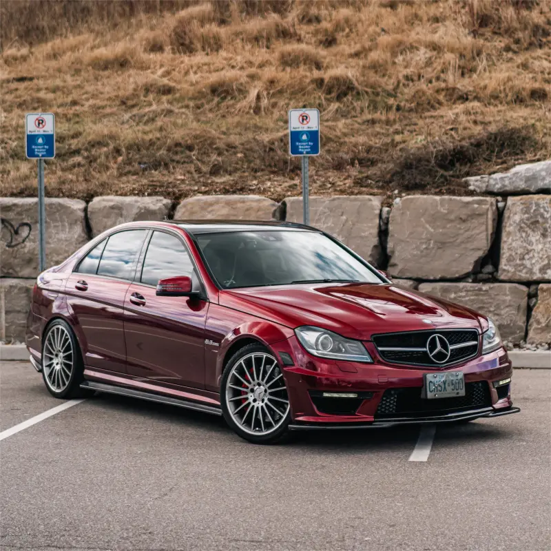 Best Gloss Vampire Red Car Wrap | Metallic Vampire Red Vinyl Wraps