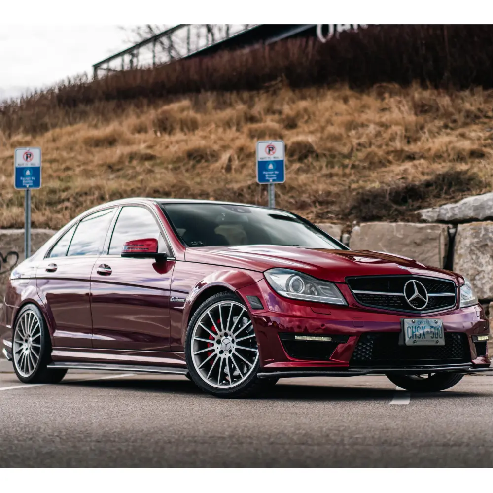 Best Gloss Vampire Red Car Wrap | Metallic Vampire Red Vinyl Wraps