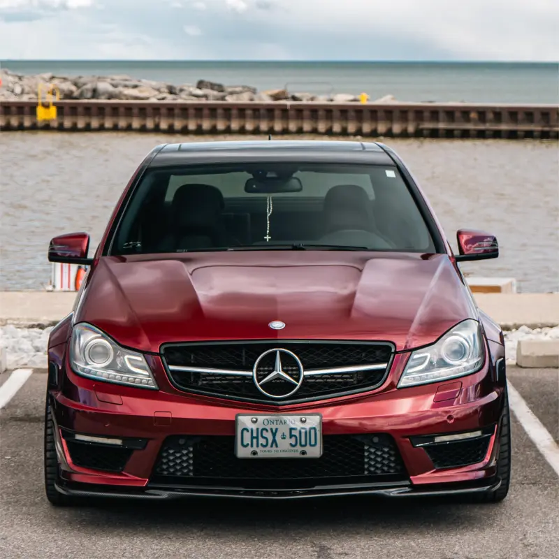 Best Gloss Vampire Red Car Wrap | Metallic Vampire Red Vinyl Wraps