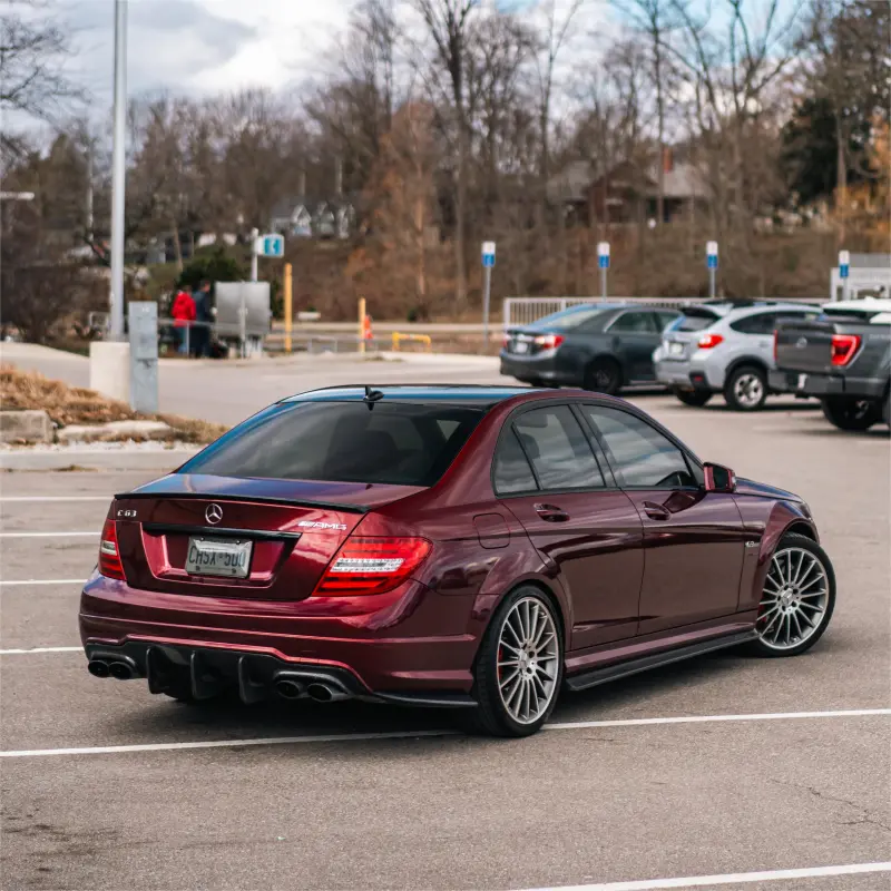 Best Gloss Vampire Red Car Wrap | Metallic Vampire Red Vinyl Wraps