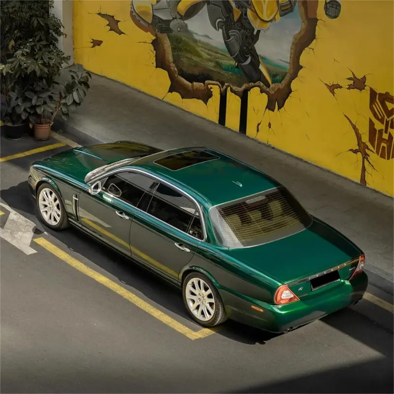 Gloss Agate Green Car Wrap | Metallic Agate Green Vinyl Wraps - ALUKOVINYL