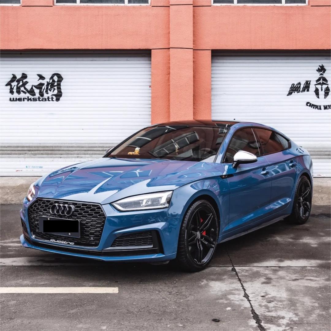 Best Gloss Neptuen Blue Car Wrap | Neptuen Blue Vinyl Wraps - ALUKOVINYL