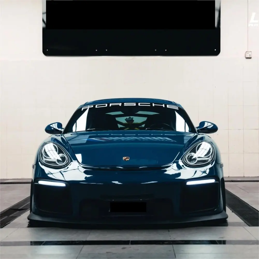 Best Gloss Petrol Blue Car Wrap | Petrol Blue Vinyl Wraps - ALUKOVINYL