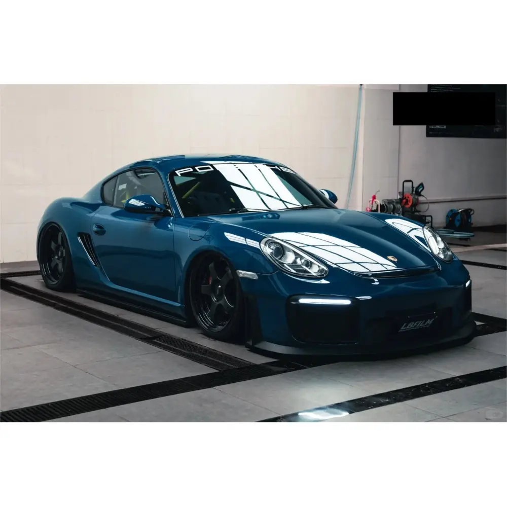 Best Gloss Petrol Blue Car Wrap | Petrol Blue Vinyl Wraps - ALUKOVINYL