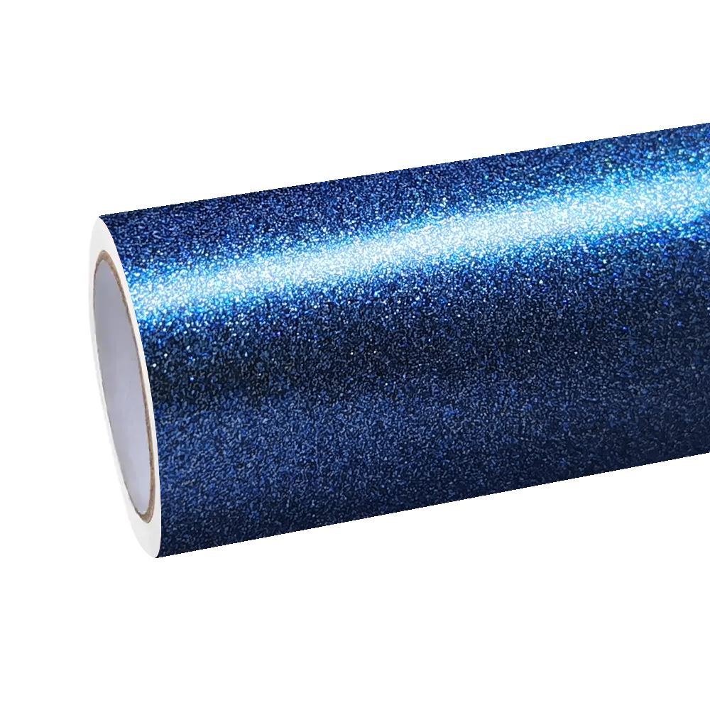 Matte Satin Storm Blue Vinyl Wrap | Metallic Diamond Storm Blue Car Wraps