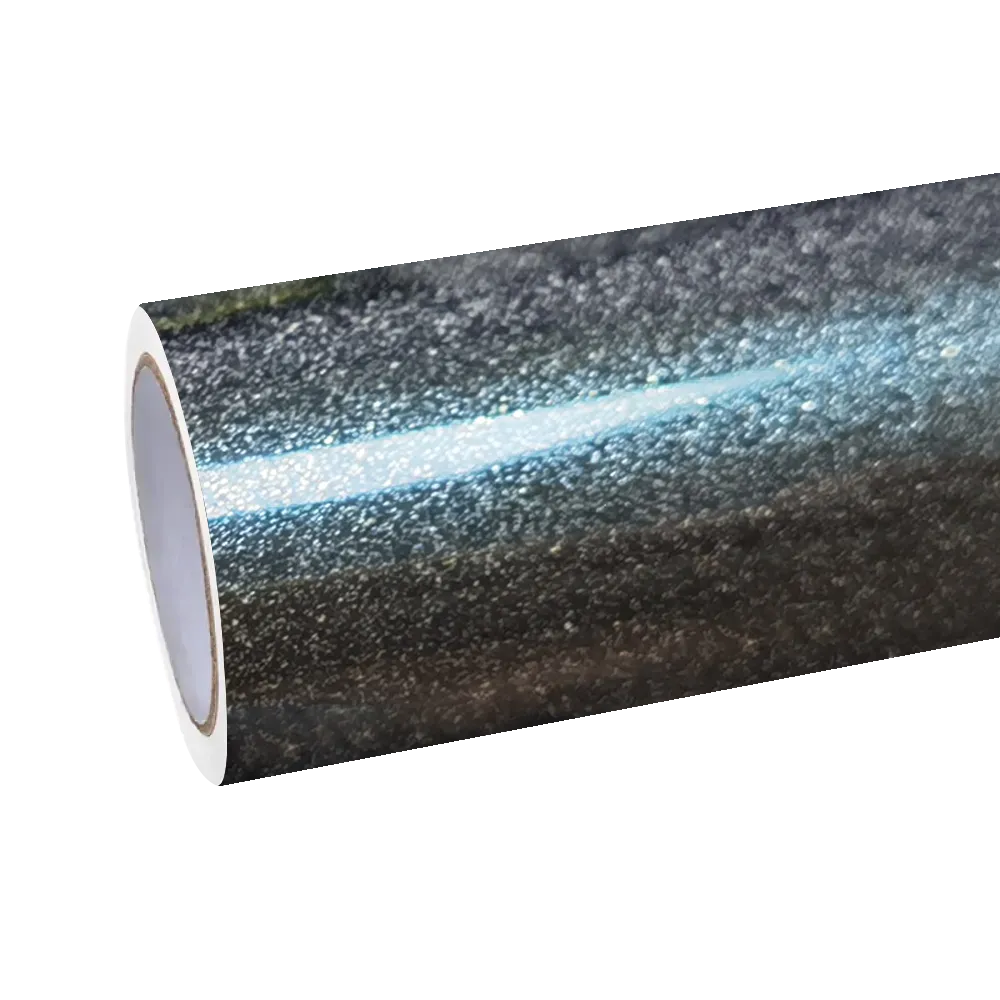 Gloss Metallic Graphite Grey Car Wrap | Glitter Graphite Grey Vinyl Wraps