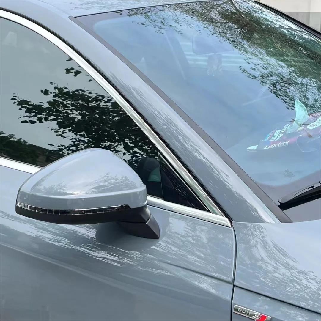 Gloss Light Slate Grey Car Wrap | Light Slate Grey Vinyl Wraps - ALUKOVINYL