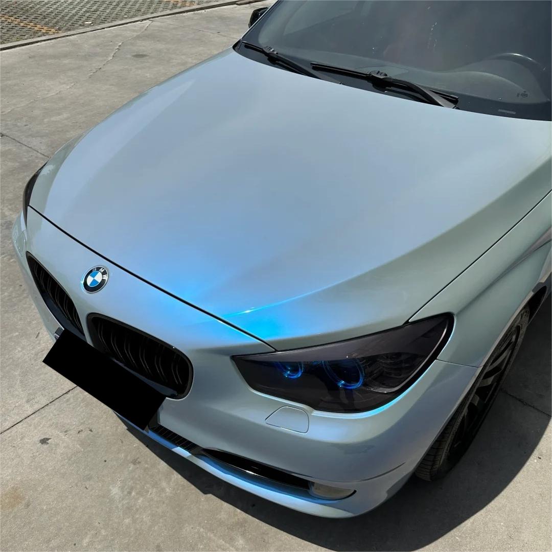 Best Gloss Chameleon Blue Grey Car Wrap | Metallic Chameleon Blue Grey ...