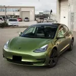 Best Mamba Green Metallic Wrap | Gloss Mamba Green Car Wraps - ALUKOVINYL