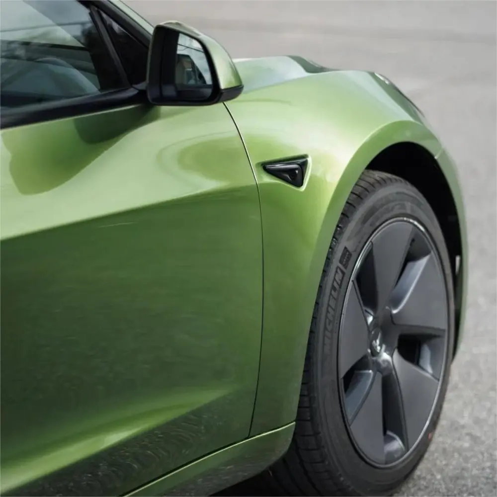 Best Mamba Green Metallic Wrap | Gloss Mamba Green Car Wraps - ALUKOVINYL