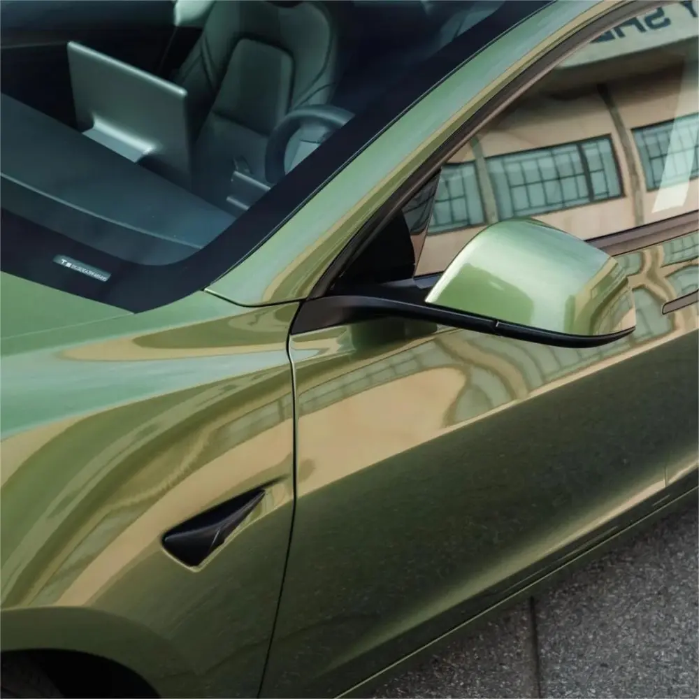 Best Mamba Green Metallic Wrap | Gloss Mamba Green Car Wraps - ALUKOVINYL