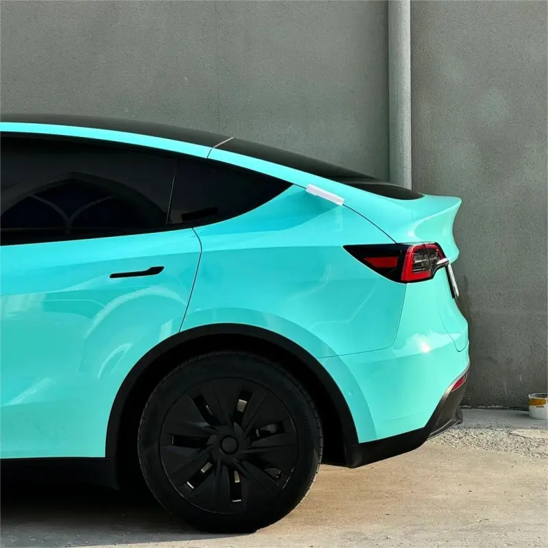 Best Gloss Tiffany Blue Vinyl Wrap | Cyan Blue Car Wrap
