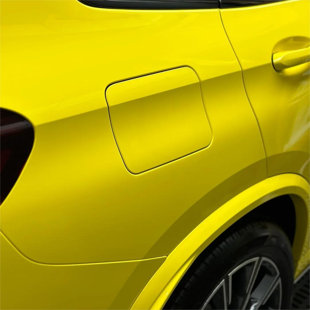 Gloss Chartreuse Yellow Car Wrap | Chartreuse Yellow Vinyl Wraps ...