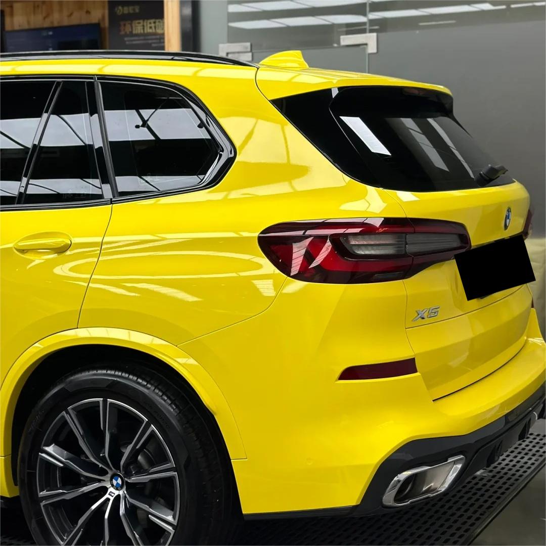 Gloss Chartreuse Yellow Car Wrap | Chartreuse Yellow Vinyl Wraps ...