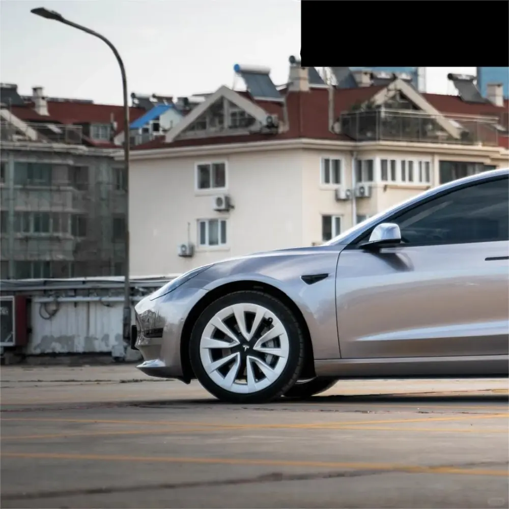 Gloss Combat Grey Car Wrap | Metallic Combat Grey Vinyl Wraps - ALUKOVINYL