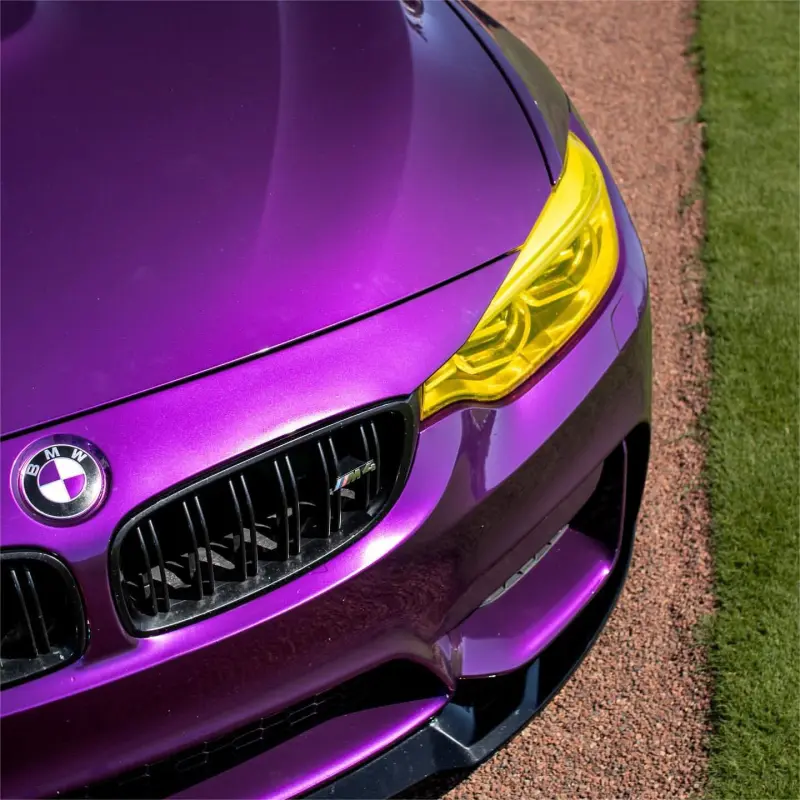 Super Gloss Grape Purple Car Wrap | Metallic Grape Purple Vinyl Wraps
