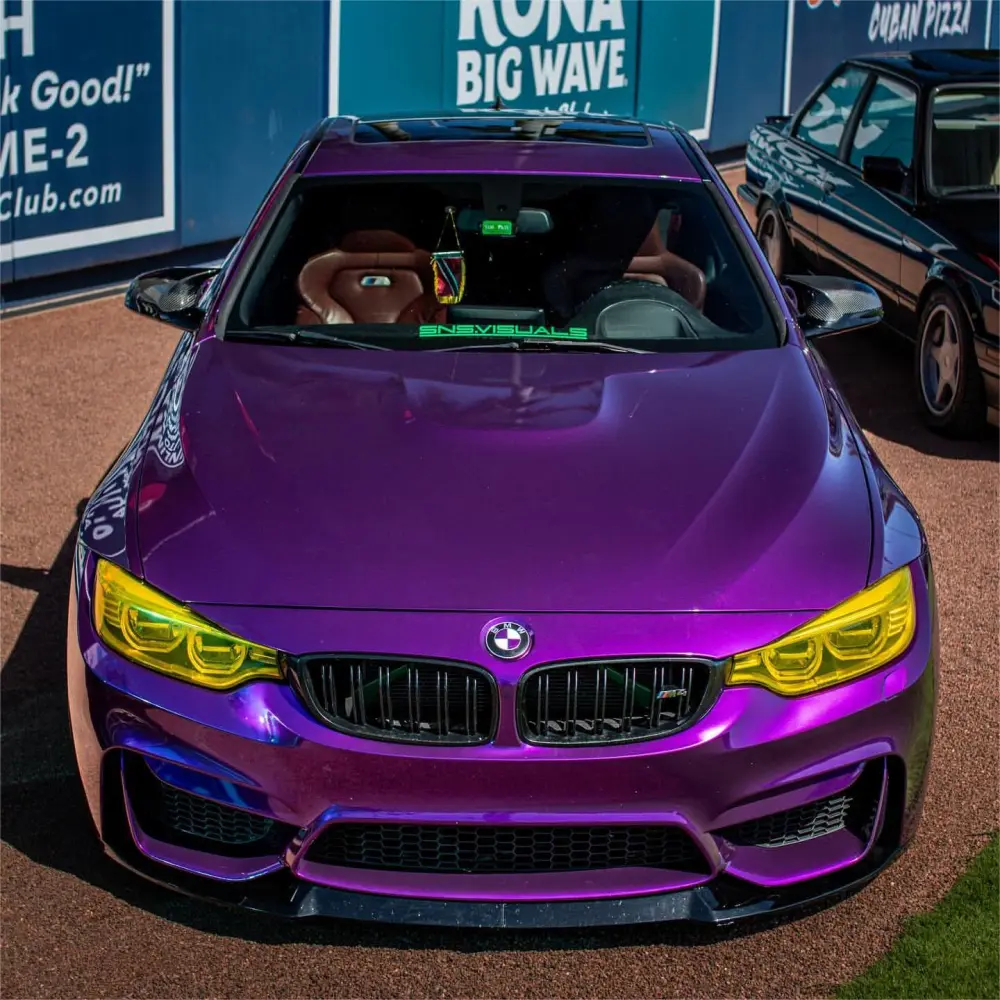 Super Gloss Grape Purple Car Wrap | Metallic Grape Purple Vinyl Wraps